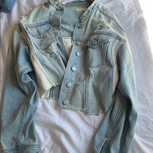 PacSun Jackets & Coats | Brown Faux Leather Hooded Jacket Sound Matter ...